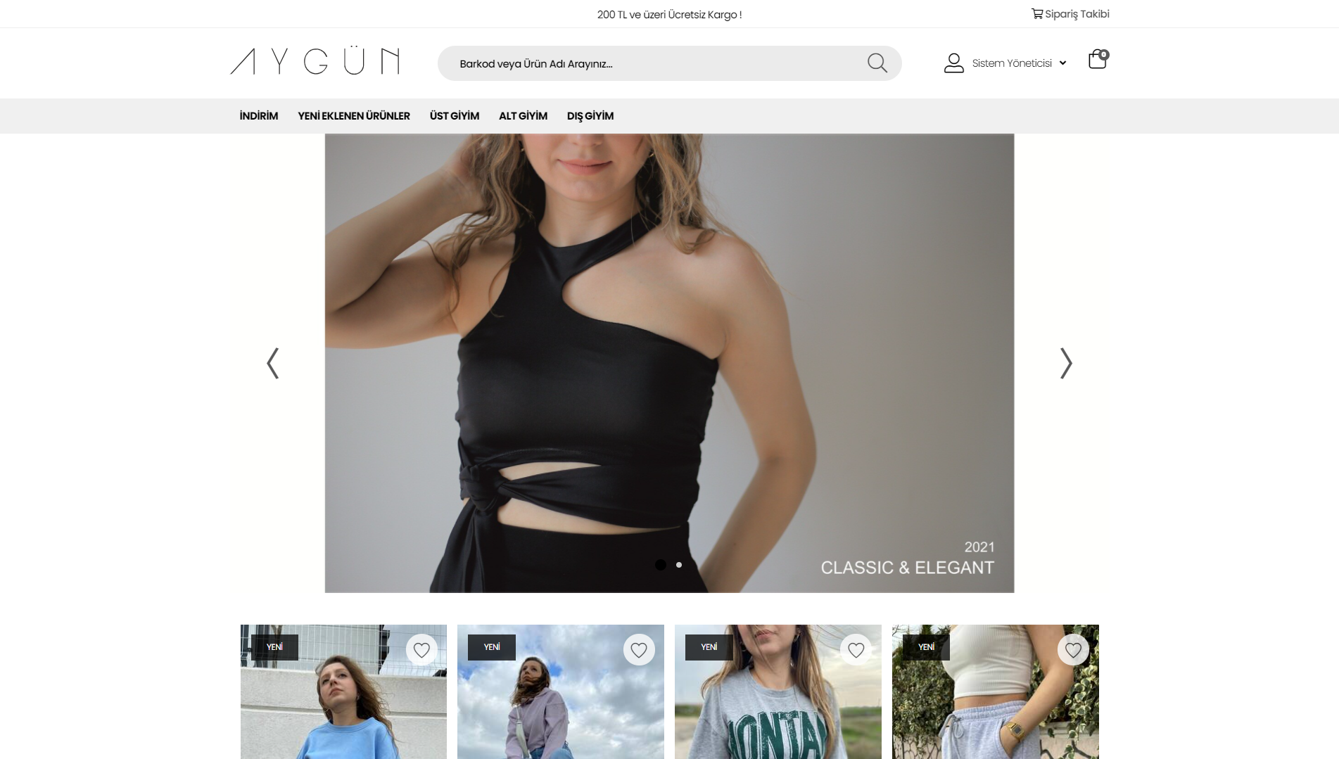 Aygun Engin Butik | IWT Web Tasarım