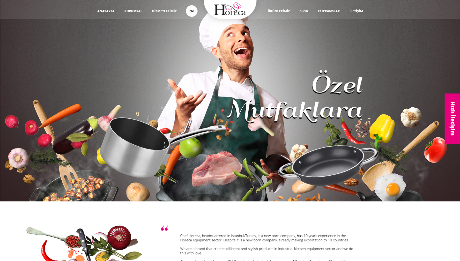 Chef Horeca | IWT Web Tasarım