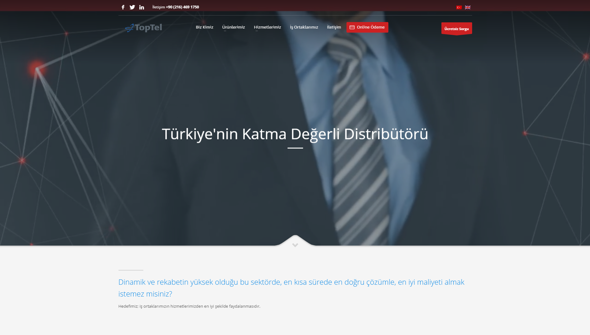 TopTel Telekomünikasyon | IWT Web Tasarım